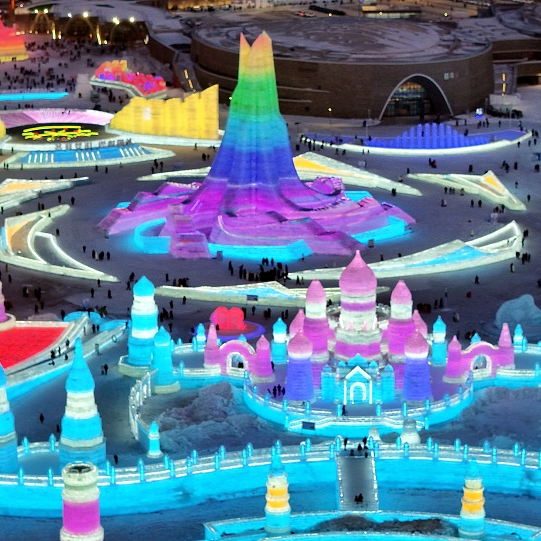 Live: Harbin Ice and Snow World wows visitors with amazing sculptures ...