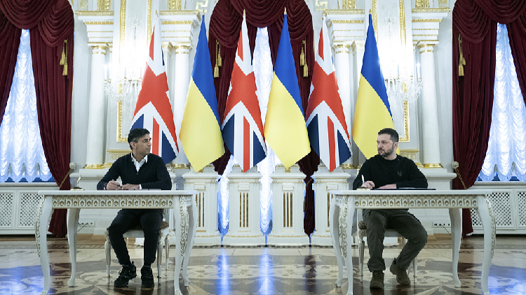 Ukraine and UK sign security agreement - CGTN