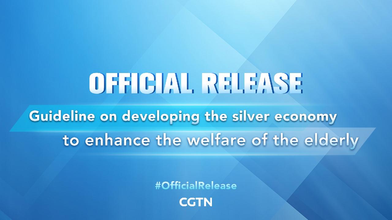 Live: Developing 'silver economy' to enhance welfare of the elderly - CGTN