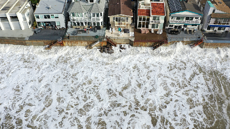 U.S. California's coastline faces grim future as sea levels rise - CGTN