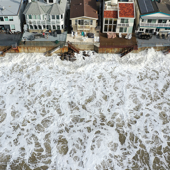 U.S. California's coastline faces grim future as sea levels rise - CGTN
