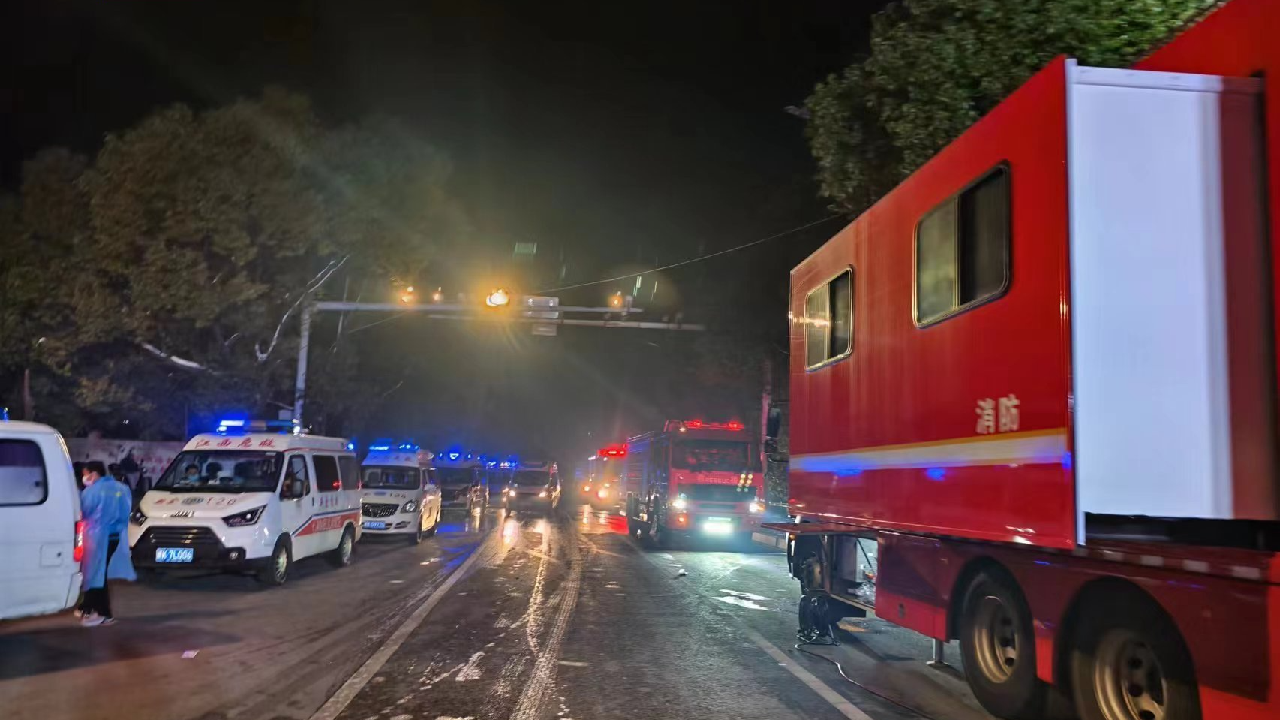 Building fire kills at least 25 in China's Jiangxi - CGTN