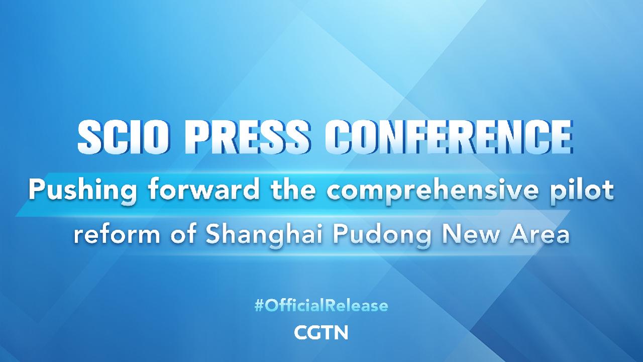 Live: Pushing forward comprehensive pilot reform of Pudong New Area - CGTN