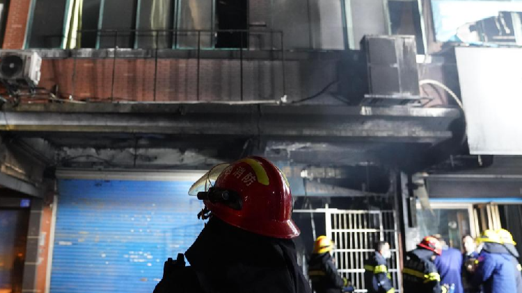 China sets up investigation team for building fire that killed 39 - CGTN