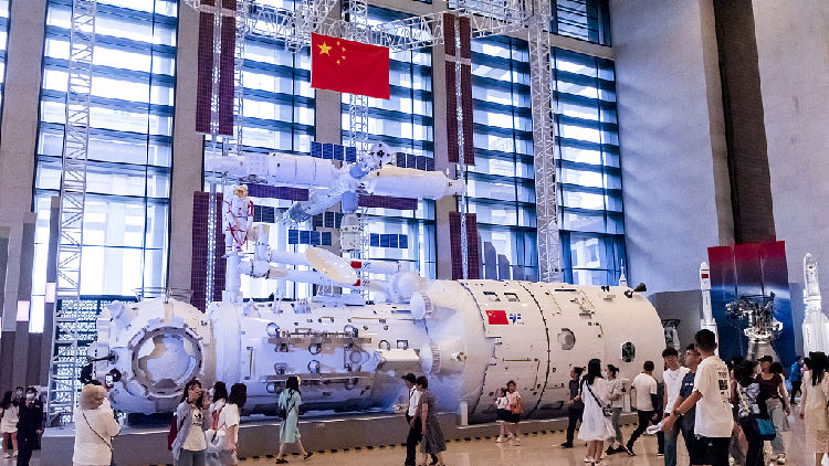 Live: Exhibition of China's manned space program achievements - CGTN