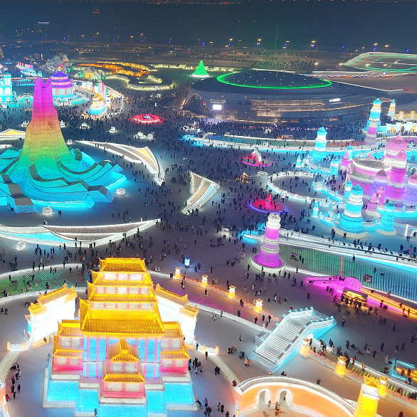 Live: Harbin Ice and Snow World wows visitors with amazing sculptures ...