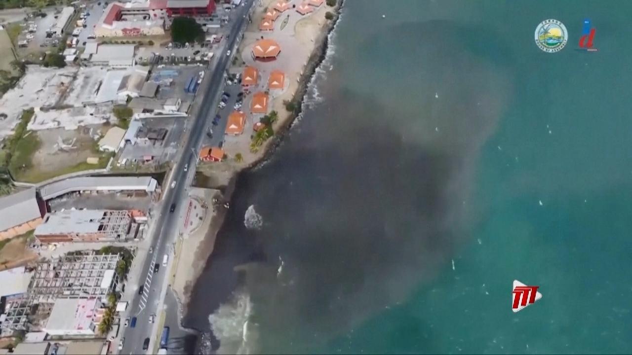 Trinidad and Tobago working to clean oil-like spill - CGTN