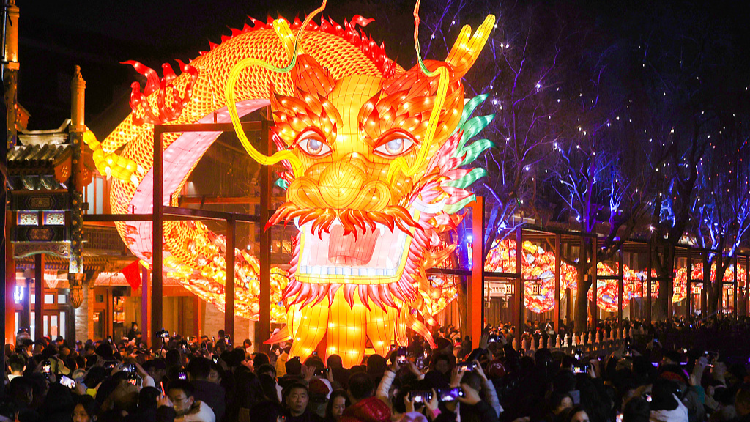 Dragon installation becomes hot tourist attraction in Beijing - CGTN