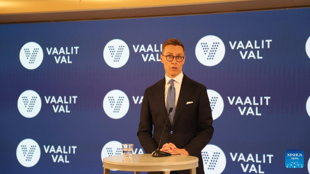 Xi congratulates Stubb on election as Finnish president - CGTN