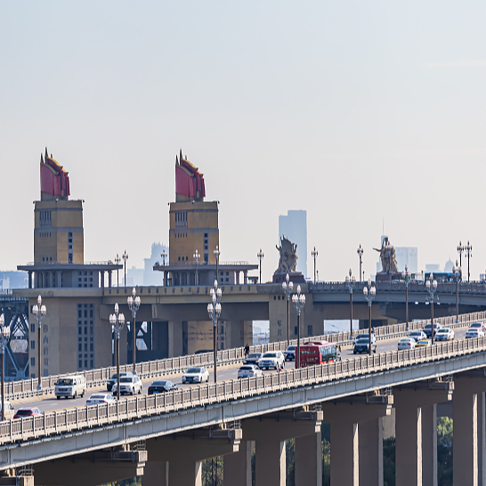 Live: Enjoy the view of China's Nanjing Yangtze River Bridge - CGTN