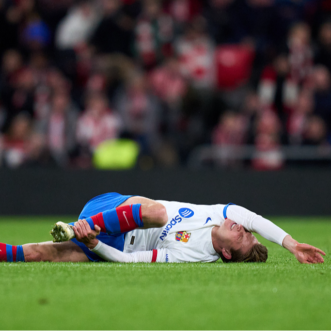 Barcelona now six men down after De Jong, Pedri injured on Sunday - CGTN