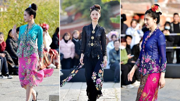 Singaporean peranakan fashion show staged at Fujian ancient village - CGTN