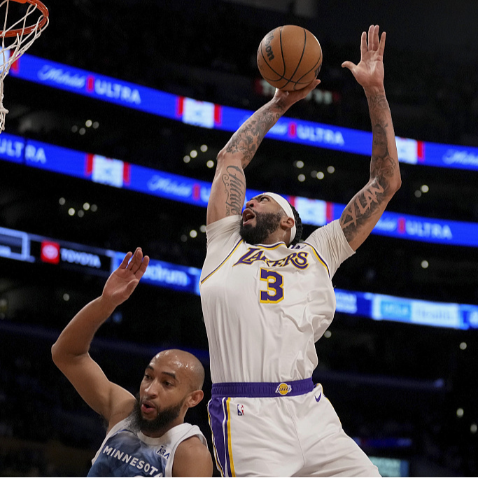 NBA highlights on March 10: Davis tears T-Wolves apart in the paint - CGTN