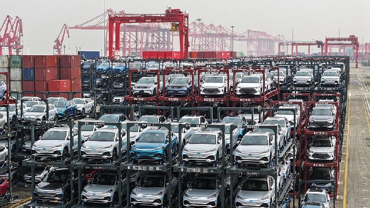 China's auto exports up over 30 percent in first two months - CGTN