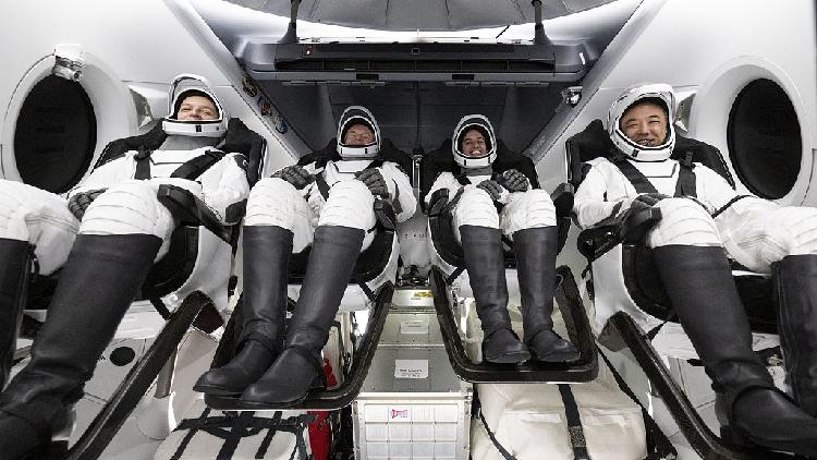 Four astronauts return to Earth after six months in ISS - CGTN