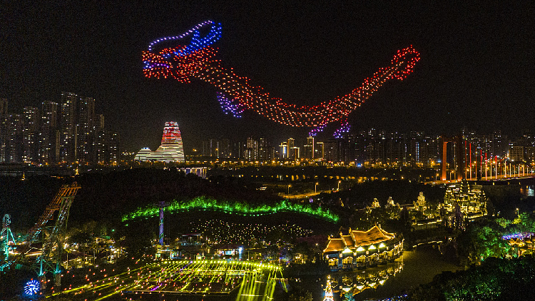 Drone shows replace fireworks at traditional celebrations across China ...