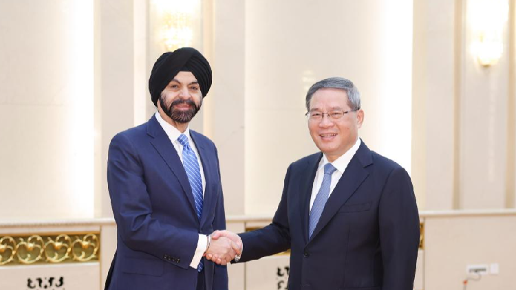 Premier Li meets World Bank president, calls for closer partnership - CGTN