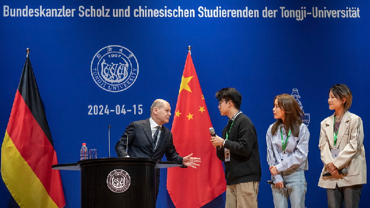 German chancellor stresses expanded cooperation during Shanghai visit ...