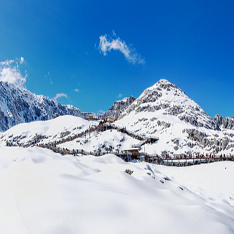 Live: Enjoy views of sacred Yulong Snow Mountain in spruce forest - CGTN