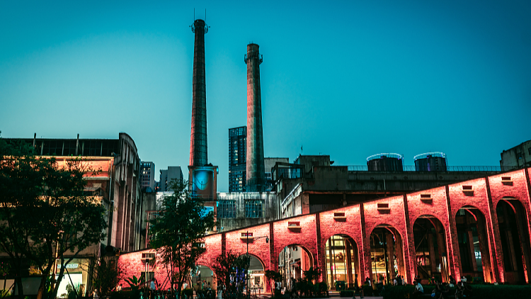 Former factory site transformed into immersive art destination - CGTN