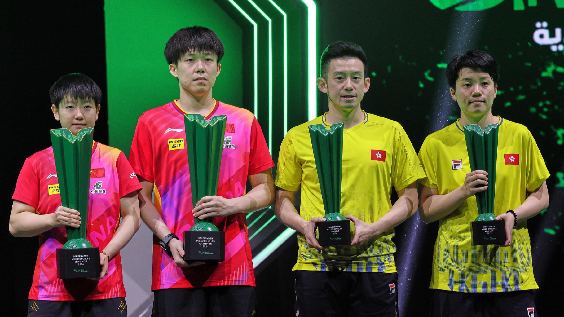 China's Wang/Sun win mixed doubles at WTT 2024 Saudi Smash - CGTN