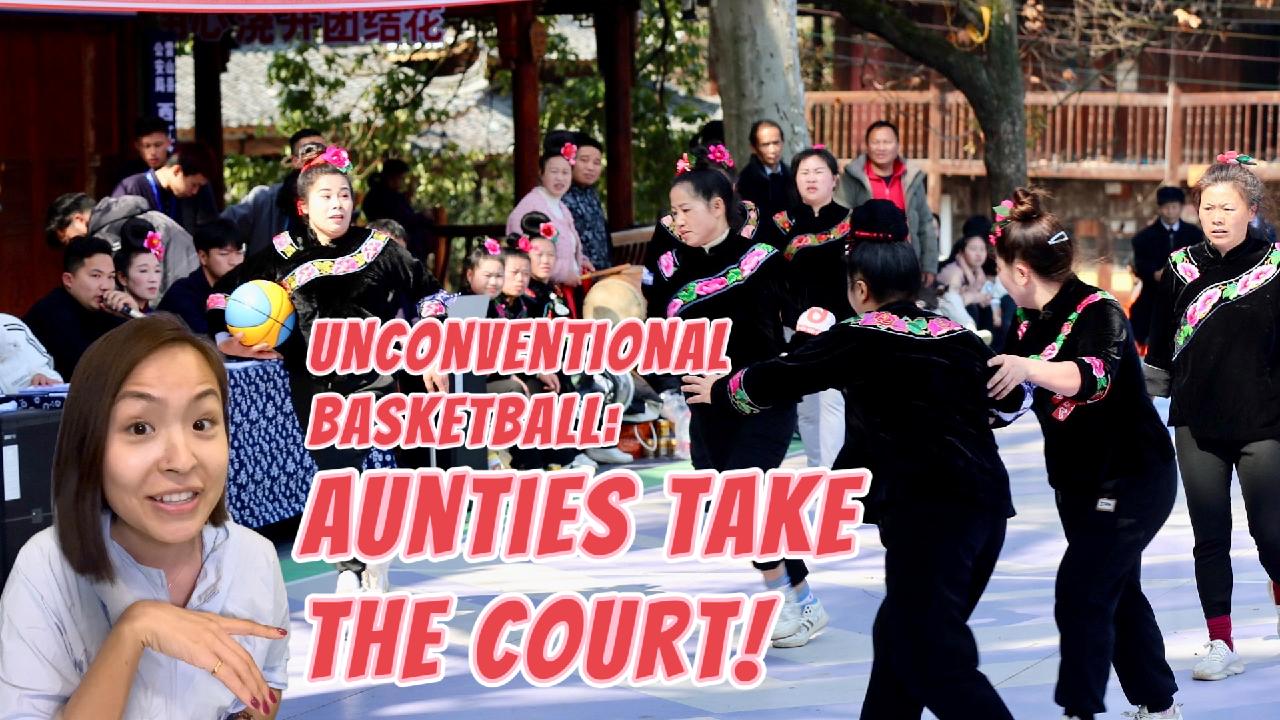 Unconventional basketball: Aunties take the court! - CGTN