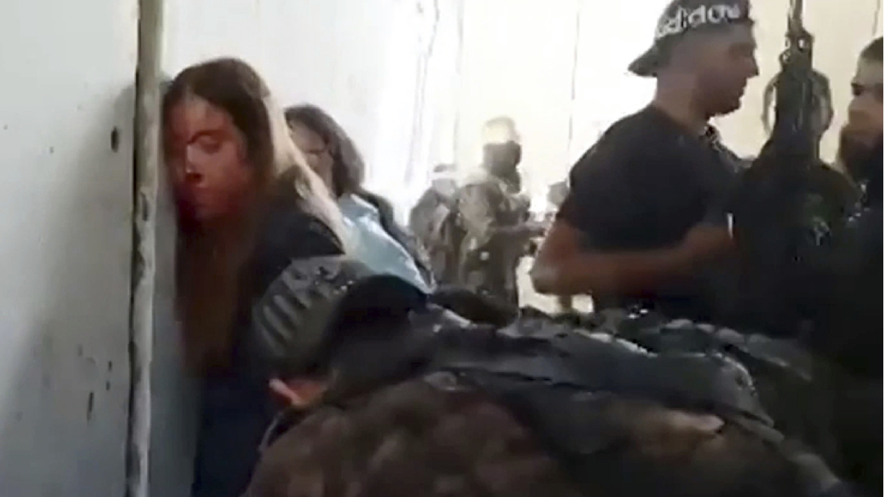 Israel releases film of women soldiers being taken by Hamas on Oct. 7 - CGTN