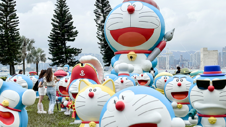 Doraemon world tour kicks off in Hong Kong - CGTN