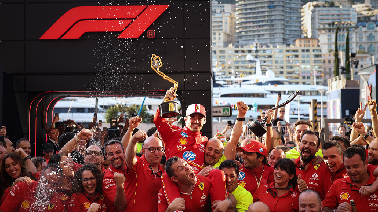 Ferrari's Charles Leclerc wins hometown Monaco GP for first time - CGTN