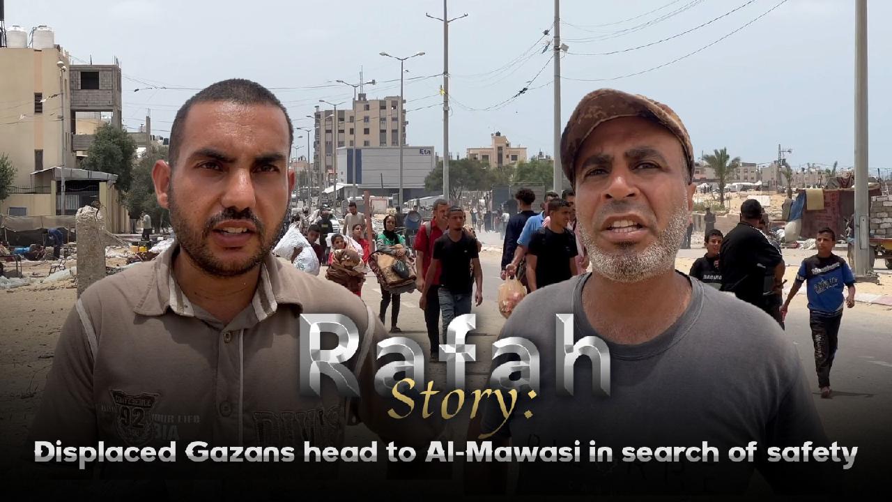 Rafah Story: Displaced Gazans head to Al-Mawasi in search of safety - CGTN