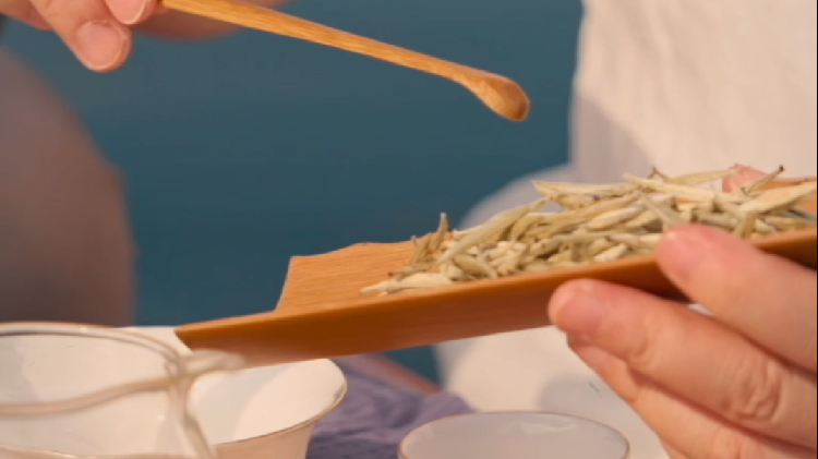 Drinking tea on a bamboo raft is like reciting poetry in motion - CGTN