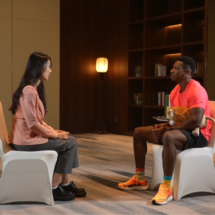 Family keeps 'The Beast' going, says Olympic champion sprinter Blake - CGTN