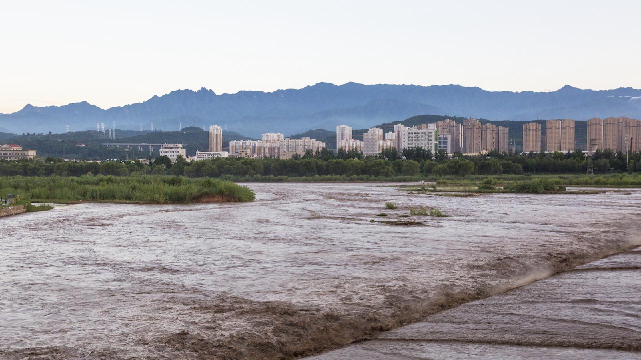 Yellow River's largest tributary floods for first time in 2024 - CGTN