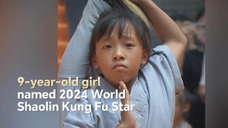 Watch: 9-year-old Chinese girl named 2024 World Shaolin Kung Fu Star - CGTN