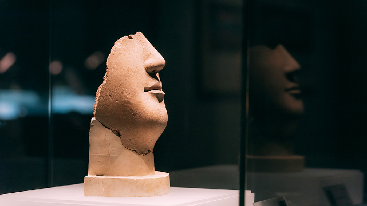 Half-face statue shows timeless elegance of Northern Wei Dynasty - CGTN