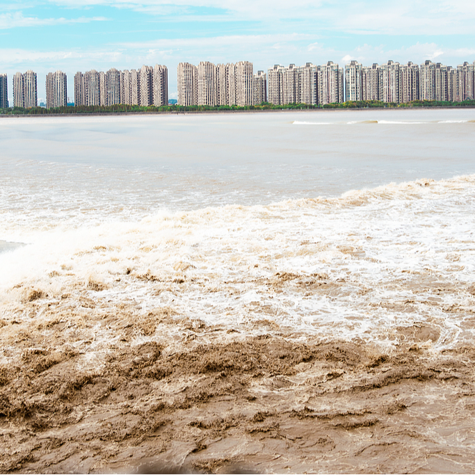 Live: 2024 Qiantang River tidal bore view in E China - CGTN