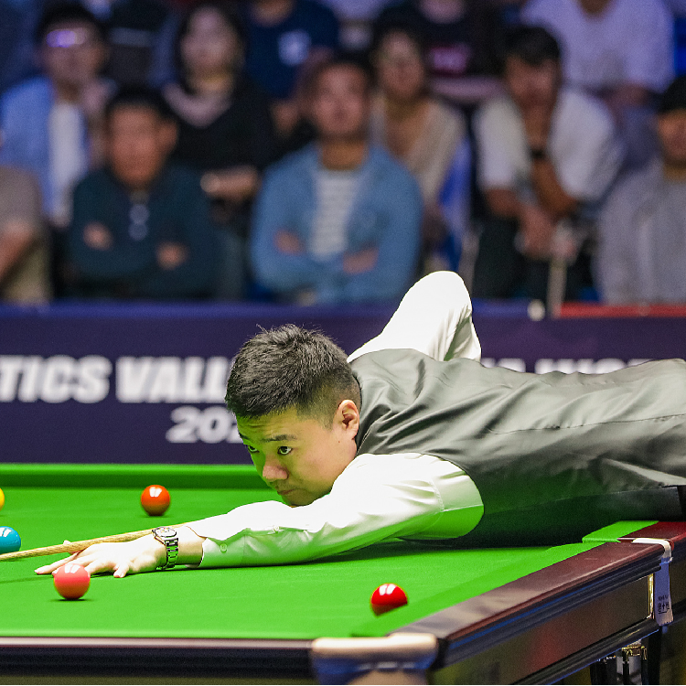 China's Ding Junhui begins Wuhan Open with sweeping win - CGTN