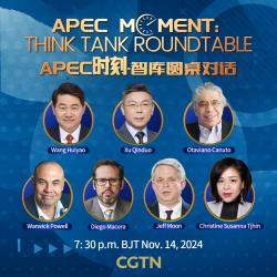Live: APEC Moment – Think tank roundtable - CGTN