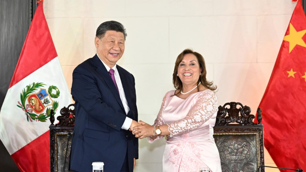 Leaders of China, Peru attend cooperation document exchange ceremony - CGTN