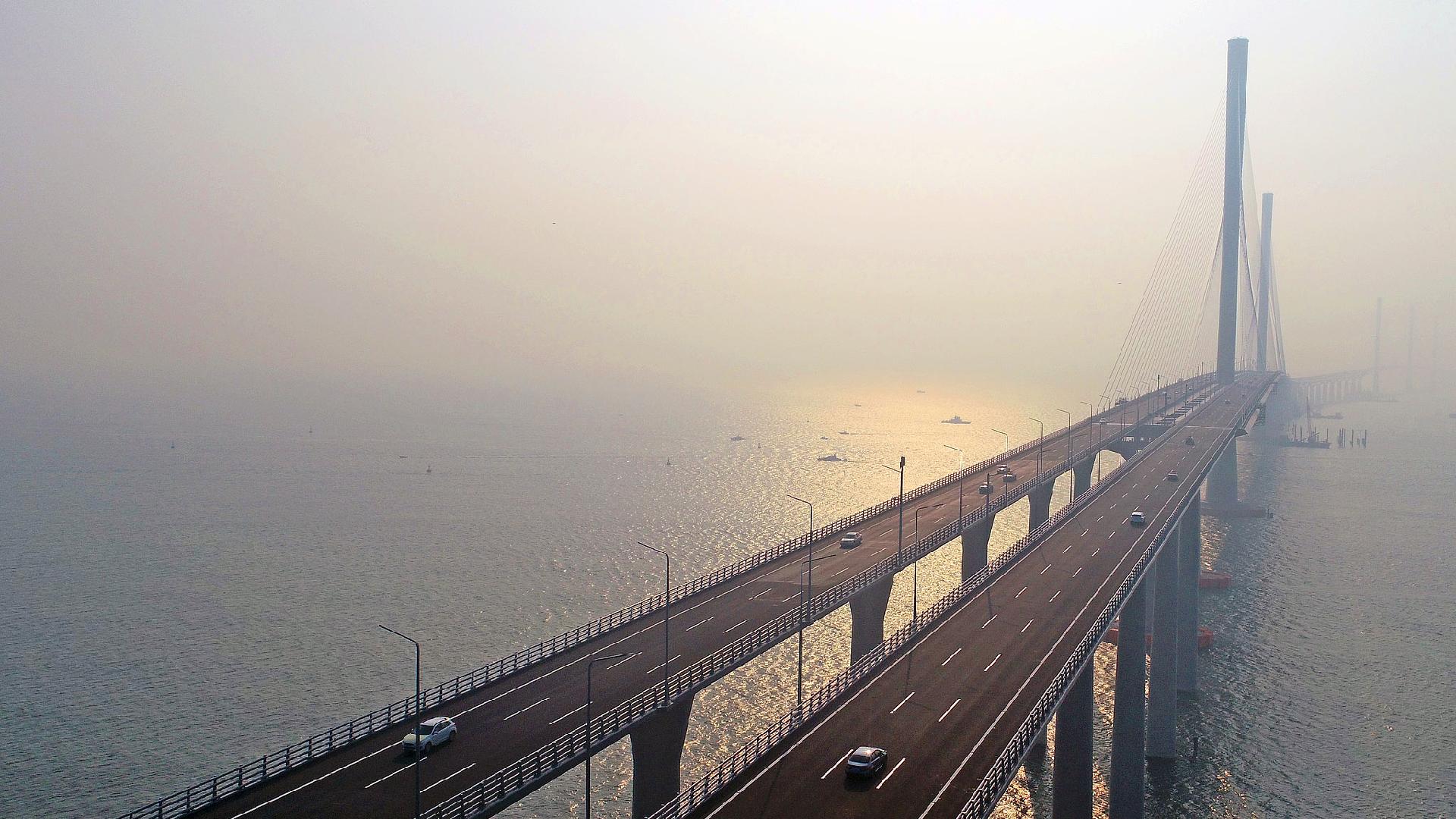 New sea bridge boosts connectivity in China's Greater Bay Area - CGTN