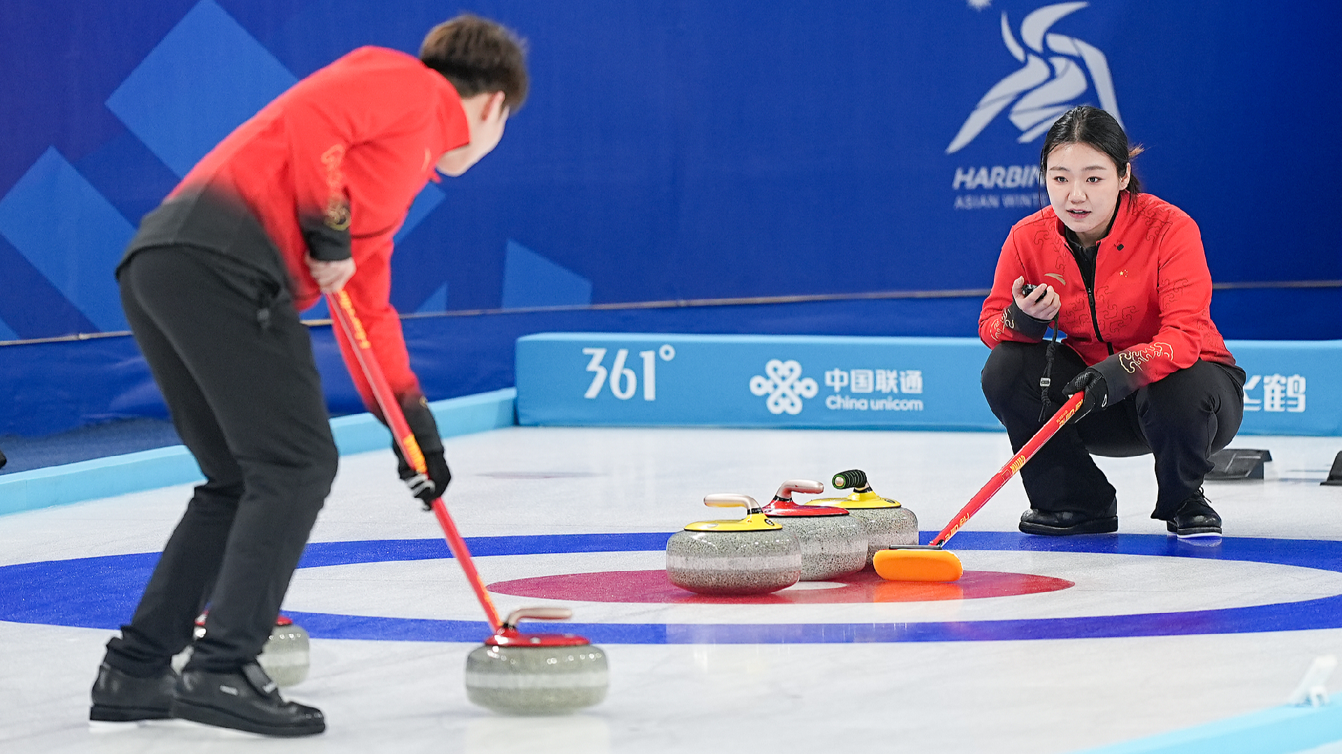 China continue curling mixed doubles success at Asian Winter Games - CGTN