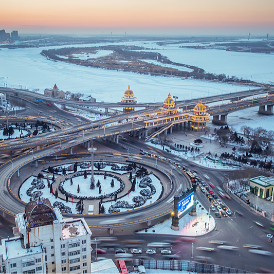 Live: A picturesque view of China's Harbin from Jihong Bridge – Ep. 5 ...