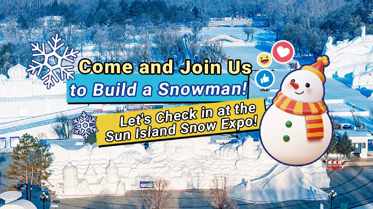Live: Come and join us to build a snowman! - CGTN