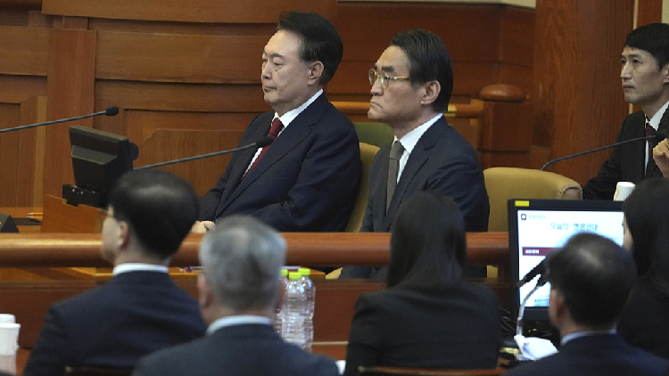 S. Korea court holds 7th Yoon's impeachment hearing, with Yoon present ...