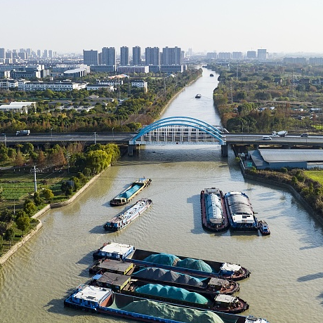 Live: View of Jinghang Grand Canal in China's Zhejiang Province - CGTN