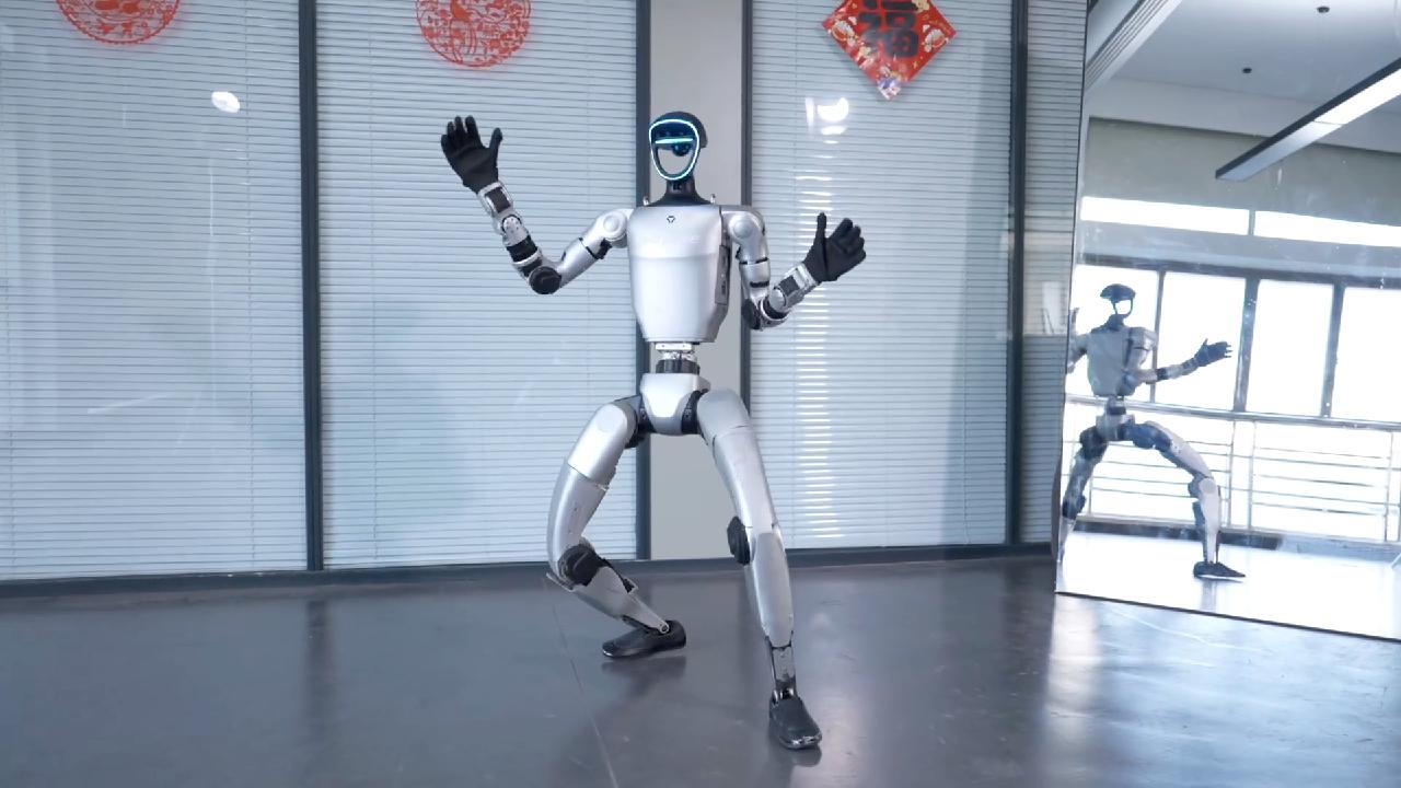 Check out Chinese tech company Unitree's G1 robot's dance - CGTN