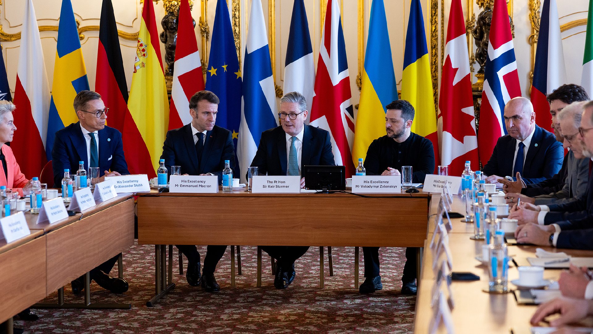 London summit forms coalition to secure Ukraine peace - CGTN