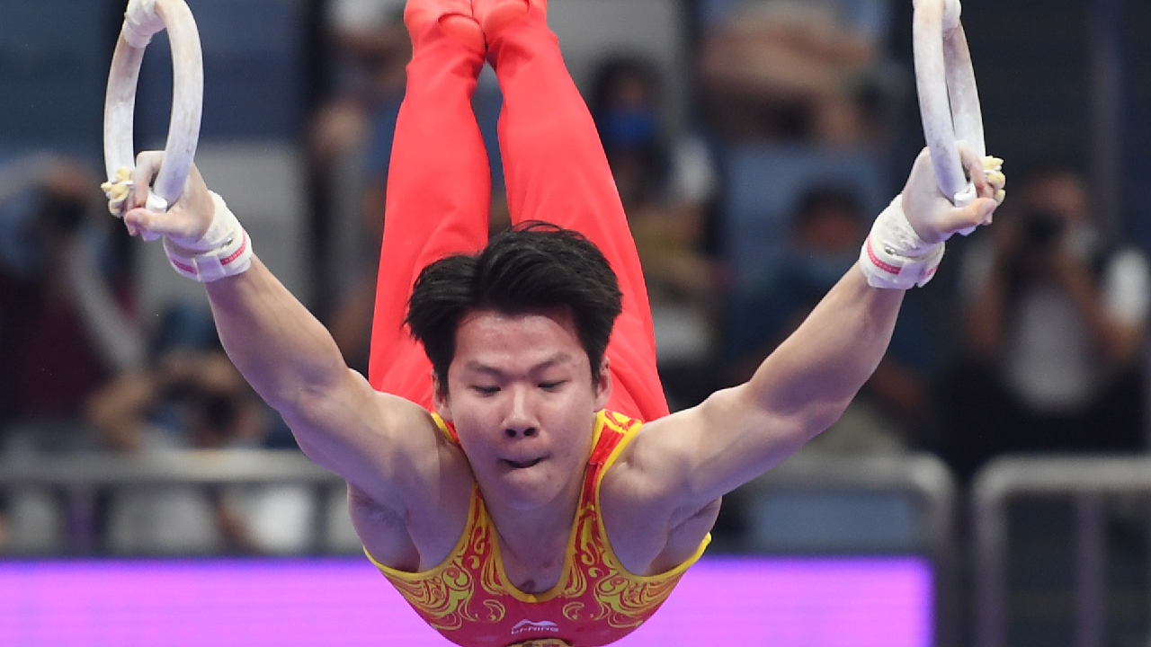 China's Meng captures silver in men's rings at Gymnastics World Cup - CGTN