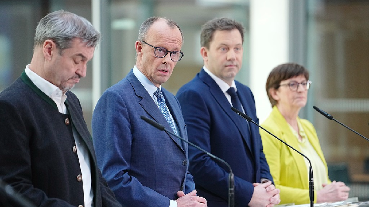 Germany's CDU/CSU, SPD agree to begin coalition negotiations - CGTN