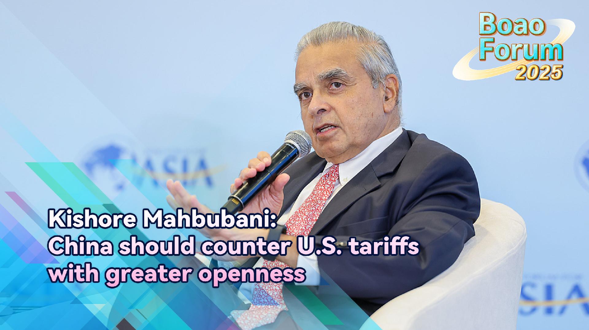 Mahbubani: China should counter U.S. tariffs with greater openness - CGTN